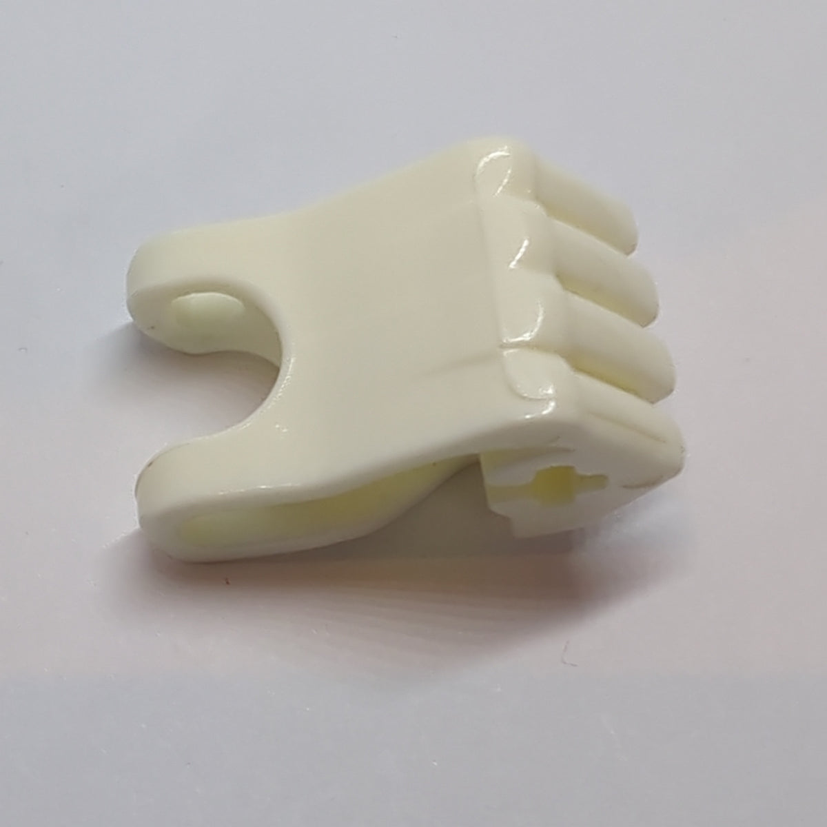 Hero Factory Hand Faust mit Achsloch, 4 Finger Flat weiss white ...