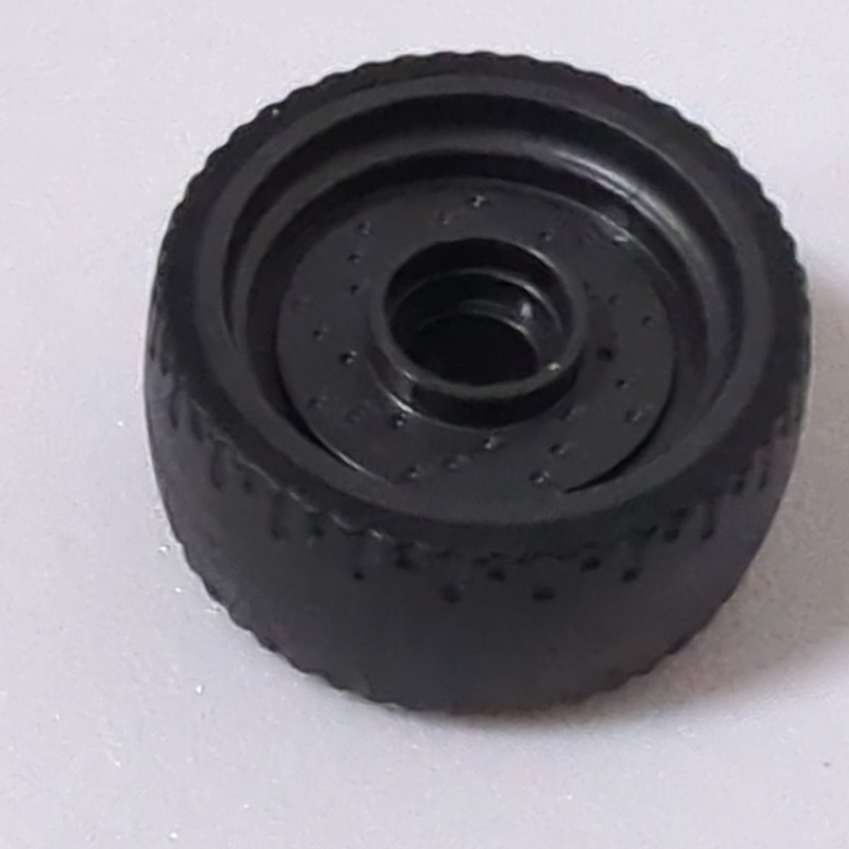 NEU Wheel 24 x 12 with Pin Hole with Molded Black Hard Rubber Tire Pat ...